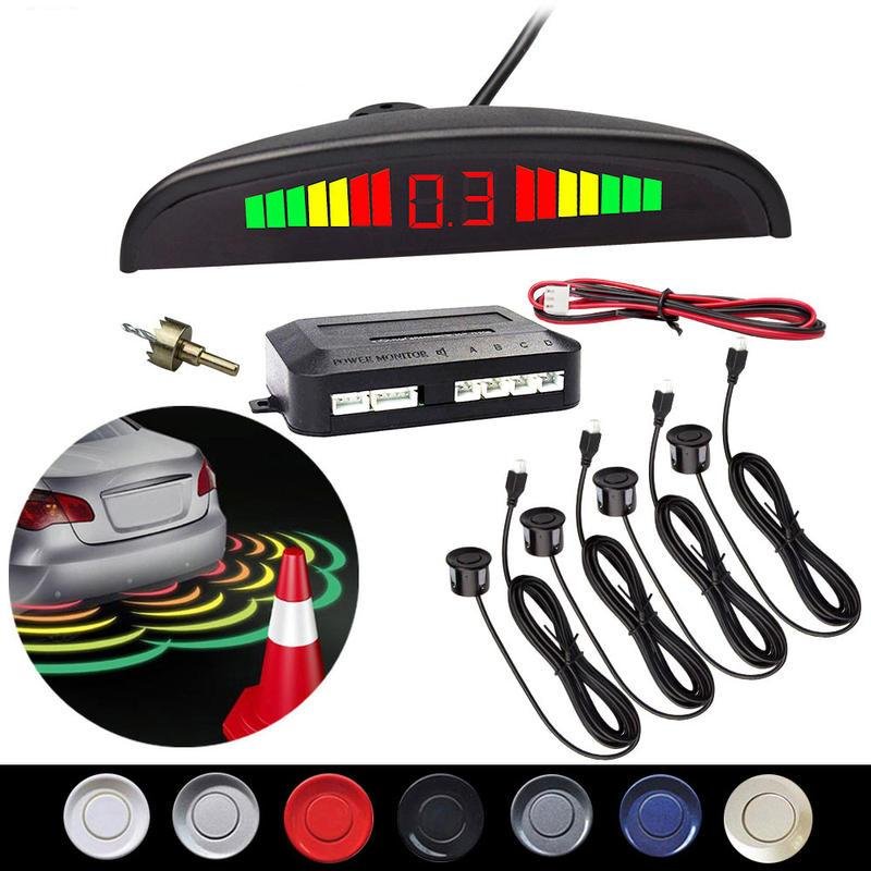 Auto Led Parking Sensor Kit For All Cars - Mojito Fashion